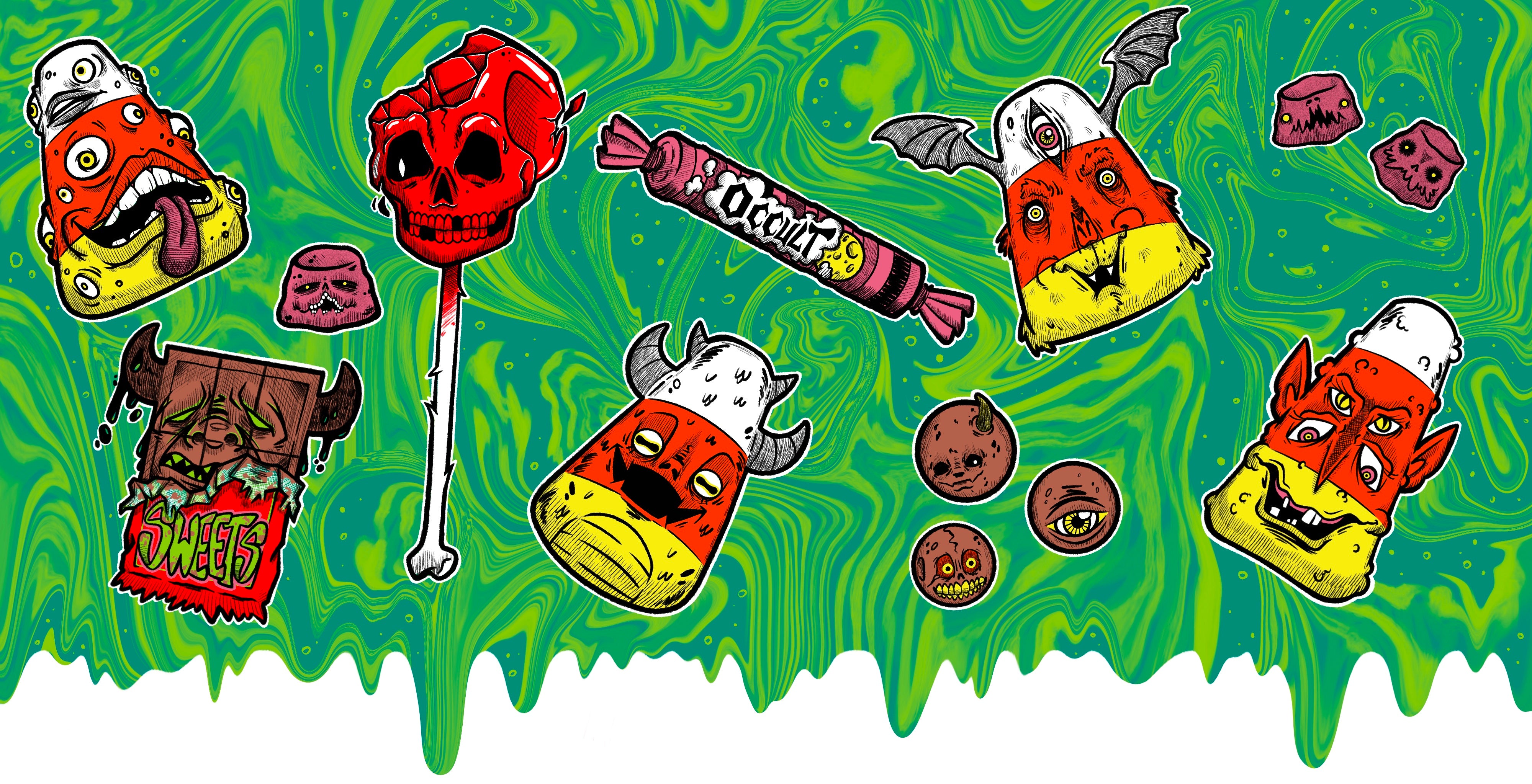OCCULT x SWEETS – Sweets Kendamas