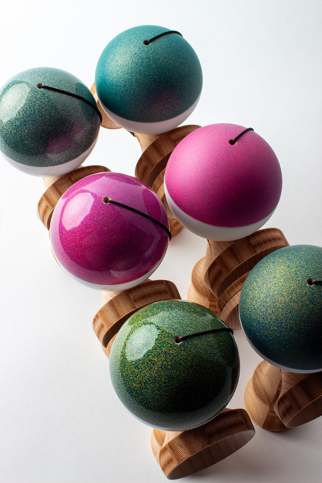 DISCO BOBBER - TEAL - BROKEN SHAPE – Sweets Kendamas
