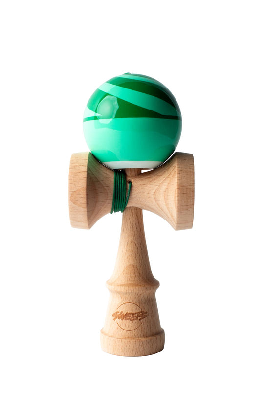 SWEETS MINI - SWIRL - GRASS - GLOBAL 🌐 – Sweets Kendamas
