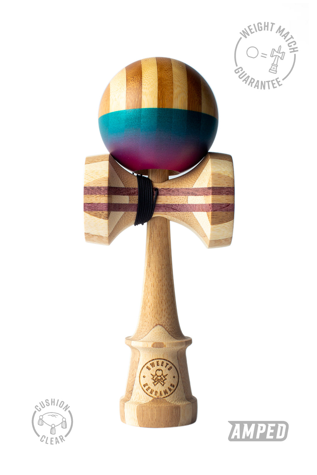*B-GRADE* Sweets Lab Custom - BAJA BAMBOO - Cushion Clear – Sweets Kendamas